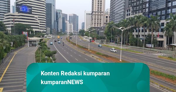 Lengangnya Jalan Sudirman - Thamrin Jelang Lebaran | kumparan.com